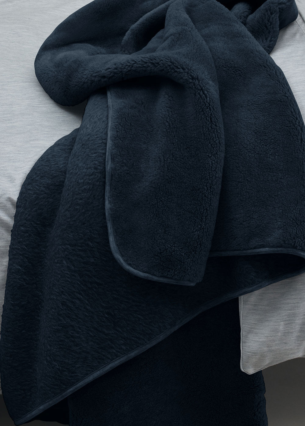 Merino Knit Fleece Reversible Throw | Premium Merino Sleepwear | Shleep